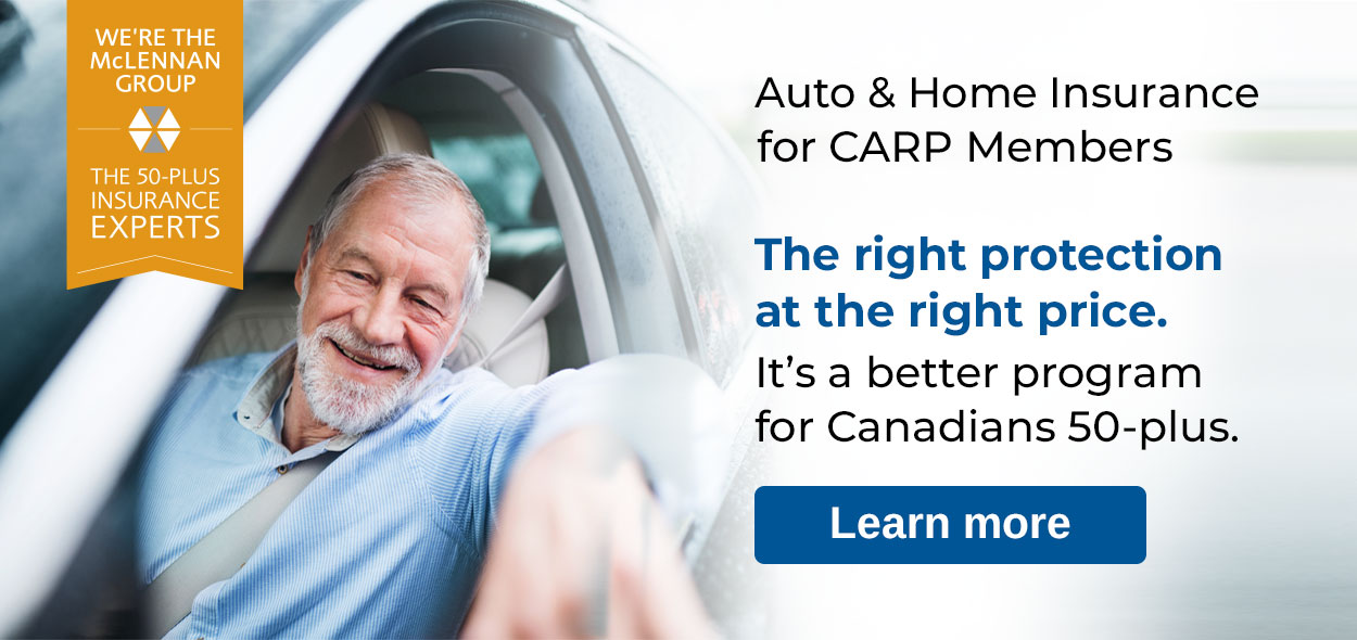 CARP member, we offer you better insurance rates, coverage and value