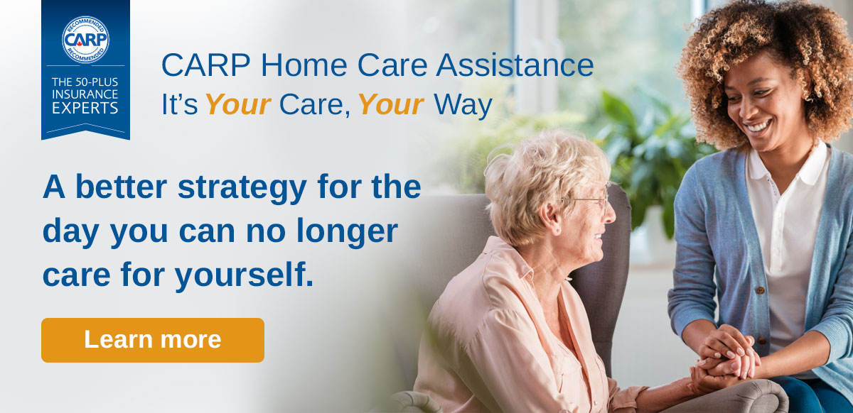 CARP members: let MyDignity create your customized personal care plan